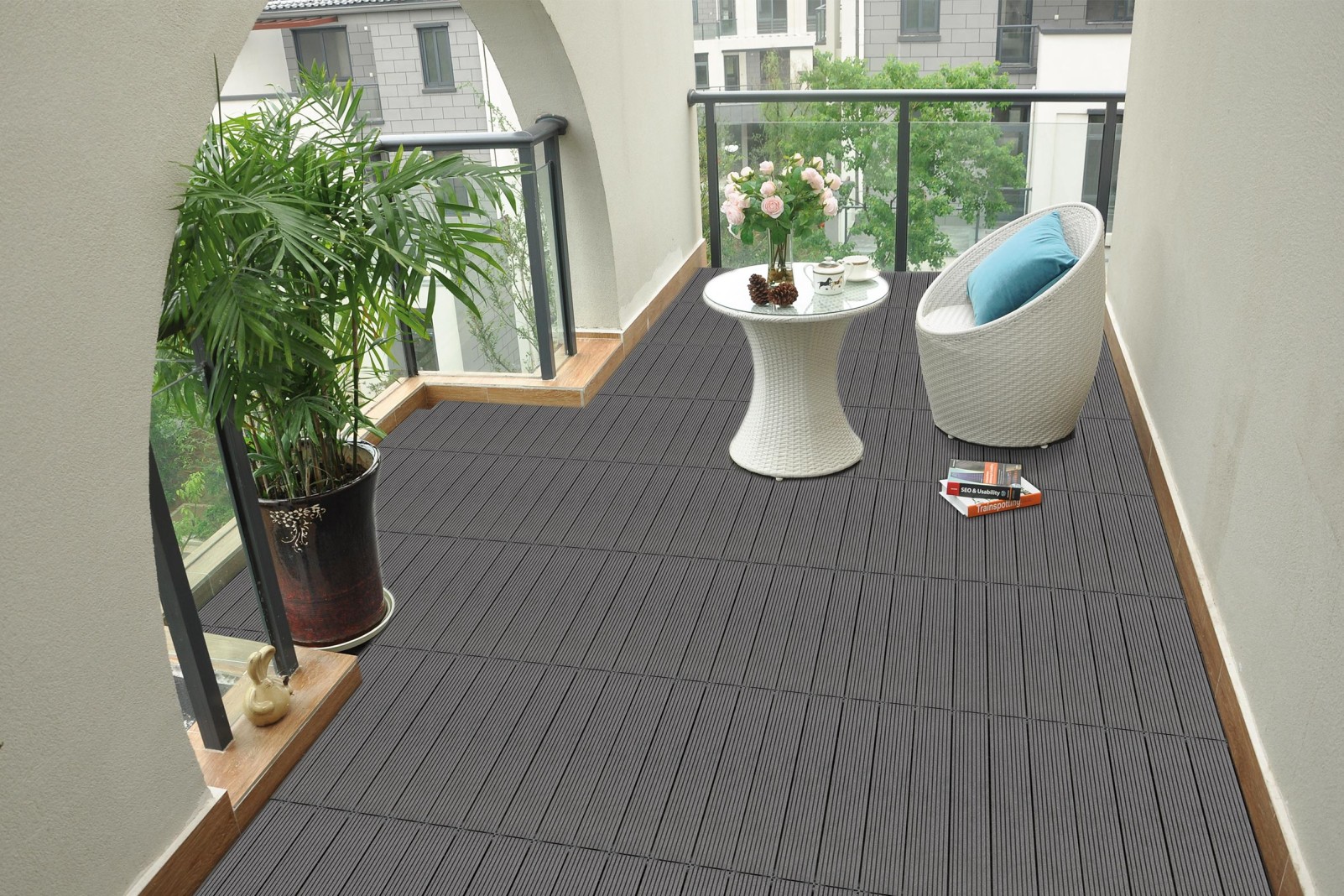 Klick Fliesen Balkon