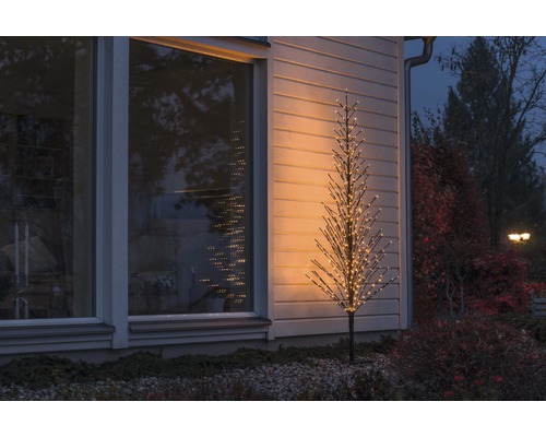 Lichterbaum Konstsmide schwarz H 210 cm 504 LEDs Lichtfarbe | HORNBACH AT