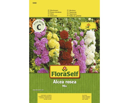 Stockrose 'Mix' FloraSelf samenfestes Saatgut Blumensamen | HORNBACH AT